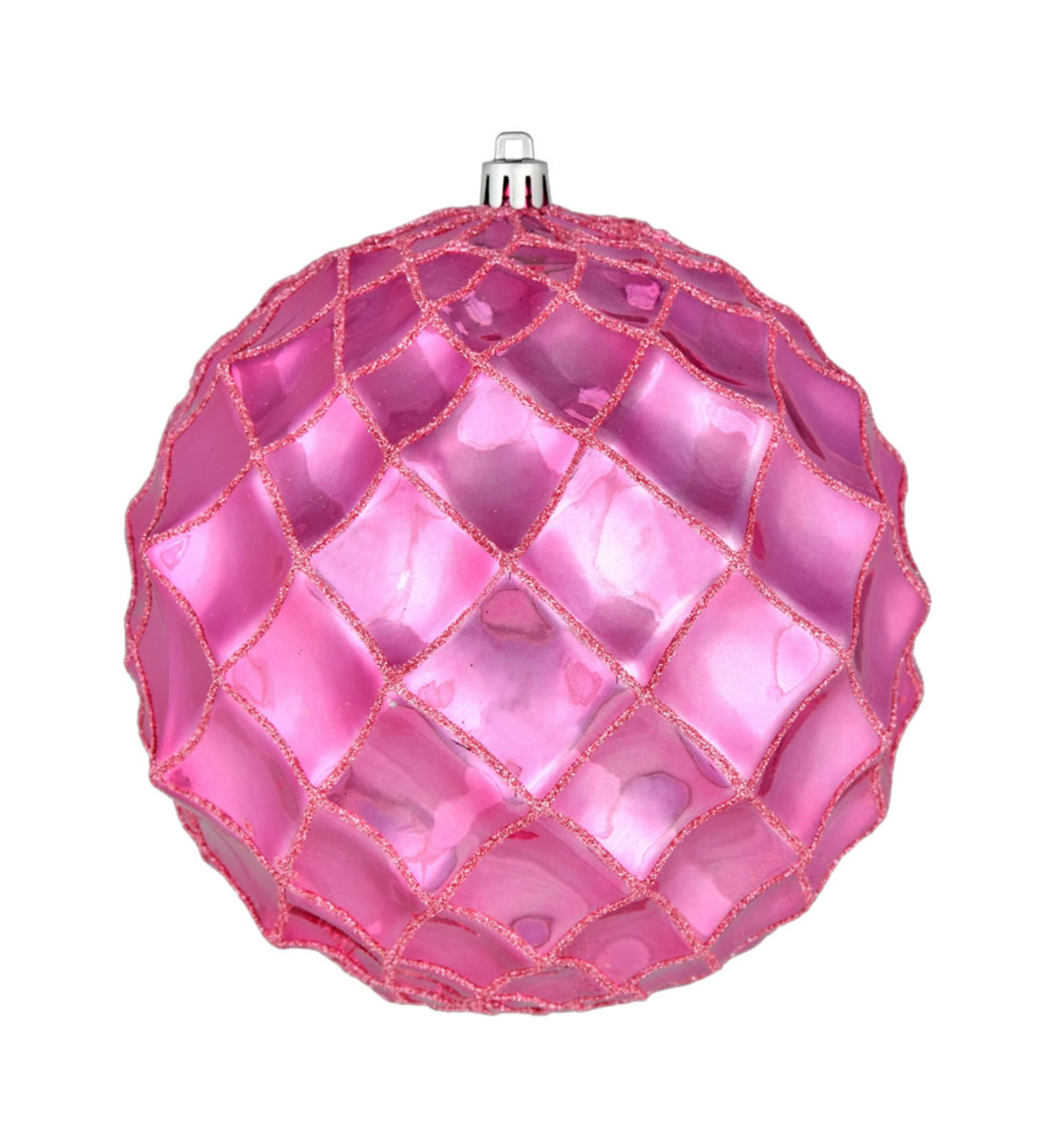 4" Mauve Shiny Form Ball 6-Pack - Contemporary - Christmas Ornaments ...