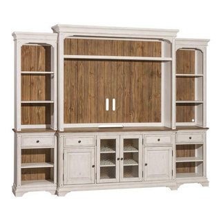 Entertainment Center with Piers (498-ENTW-ECP) - French Country ...
