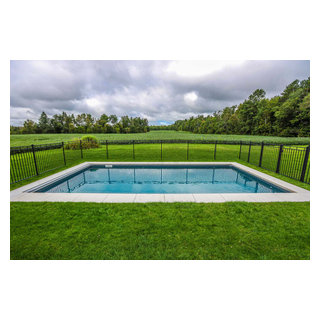 Inground Pool Construction - Clarence-Rockland - French Country - Pool ...
