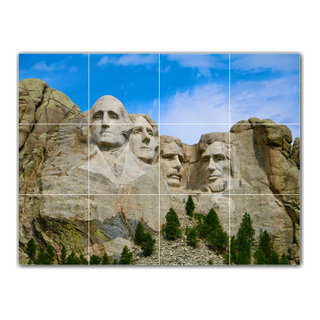 Famous Places Ceramic Tile Wall Mural HZ500548, 17" Wide x 12.75" High ...