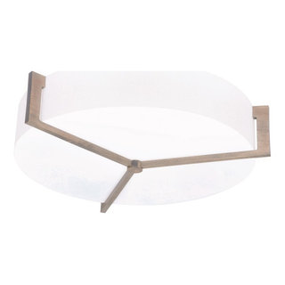 AFX Lighting Apex 21" LED Ceiling Light, Grey/White - Transitional ...