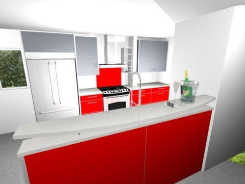 Outlander Kitchen. It's the Ferrari of kitchens including the color!