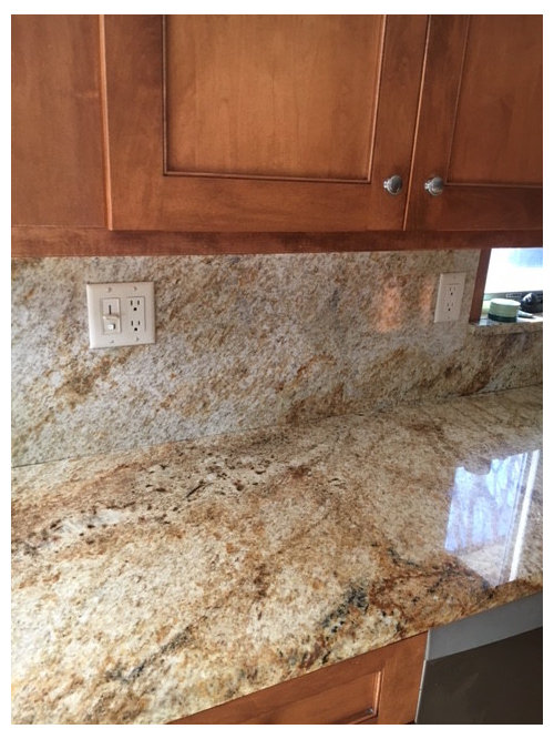 Kitchen counter and backsplash