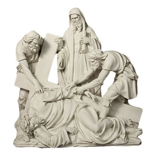 Jesus Falls The Third Time Station 9, Large Religious - Traditional ...