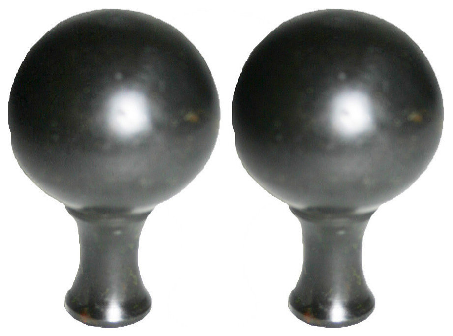 Royal Designs Medium Ball Polished Brass Lamp Finial, 1x1x1.5 ...