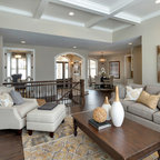Classic Colonial Raised-Panel Wainscoting - Traditional - Living Room ...