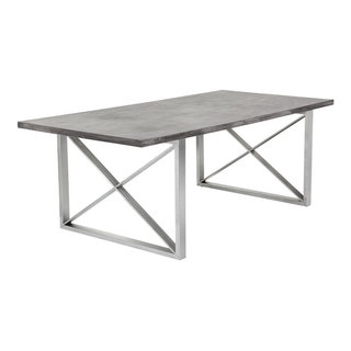 Sunpan Catalan Dining Table, Concrete - Contemporary - Dining Tables ...