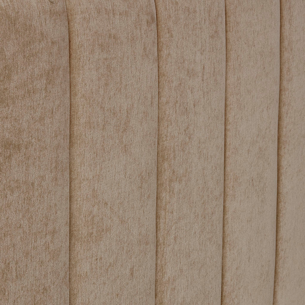 510 Design Catalina Channel Tufting Upholstered Bed Frame, Tan, Queen ...