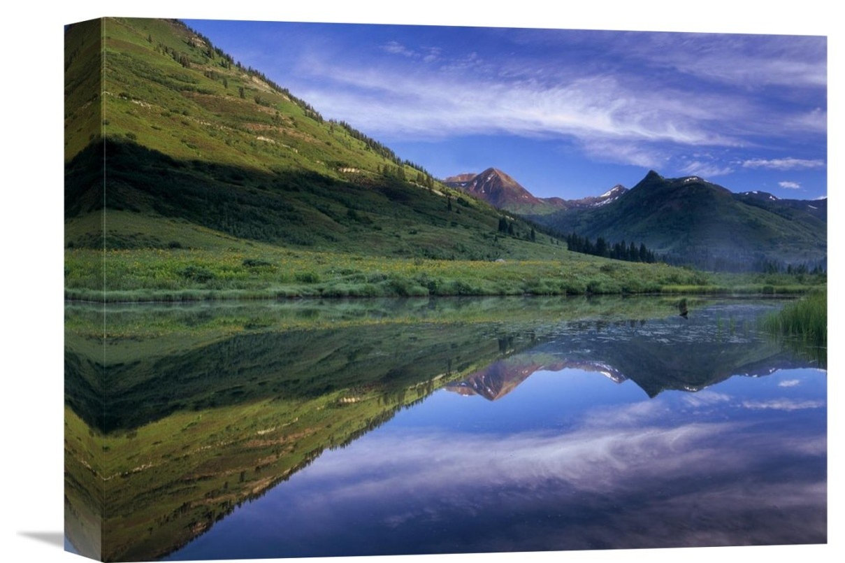 "Ruby Range, Gunnison National Forest, Colorado" Artwork, 16" x 12 ...