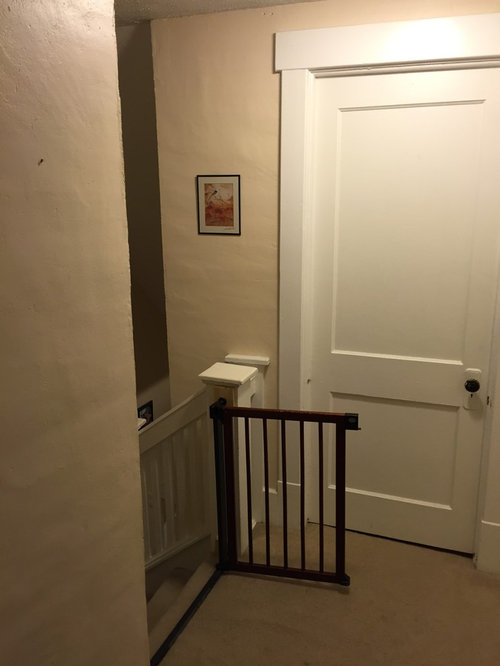 Semi-Historical Question - Curtains on stairs?