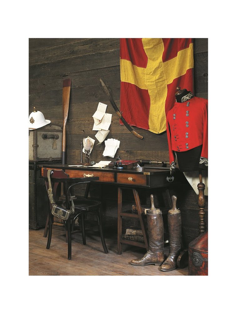 Navigator's Desk, Black - Transitional - Desks And Hutches - by Bison ...