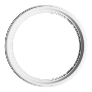 Orac Decor Plain Polyurethane Ceiling Medallion Rim, Diameter: 21-1/2 ...