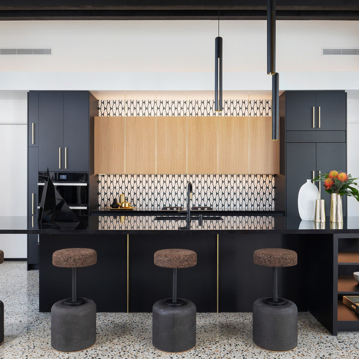75 Terrazzo Floor Kitchen Ideas You'll Love - July, 2025 | Houzz