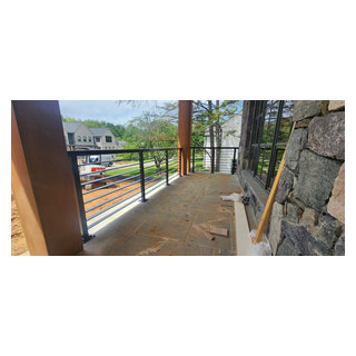 Bethesda fancy iron works Flat bar - Craftsman - Balcony - DC Metro ...