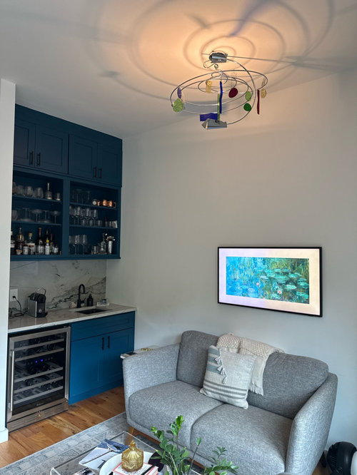 Breakfast nook and Vintage light fixture | Houzz Forum