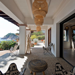75 Beautiful Mediterranean Back Porch Pictures & Ideas | Houzz