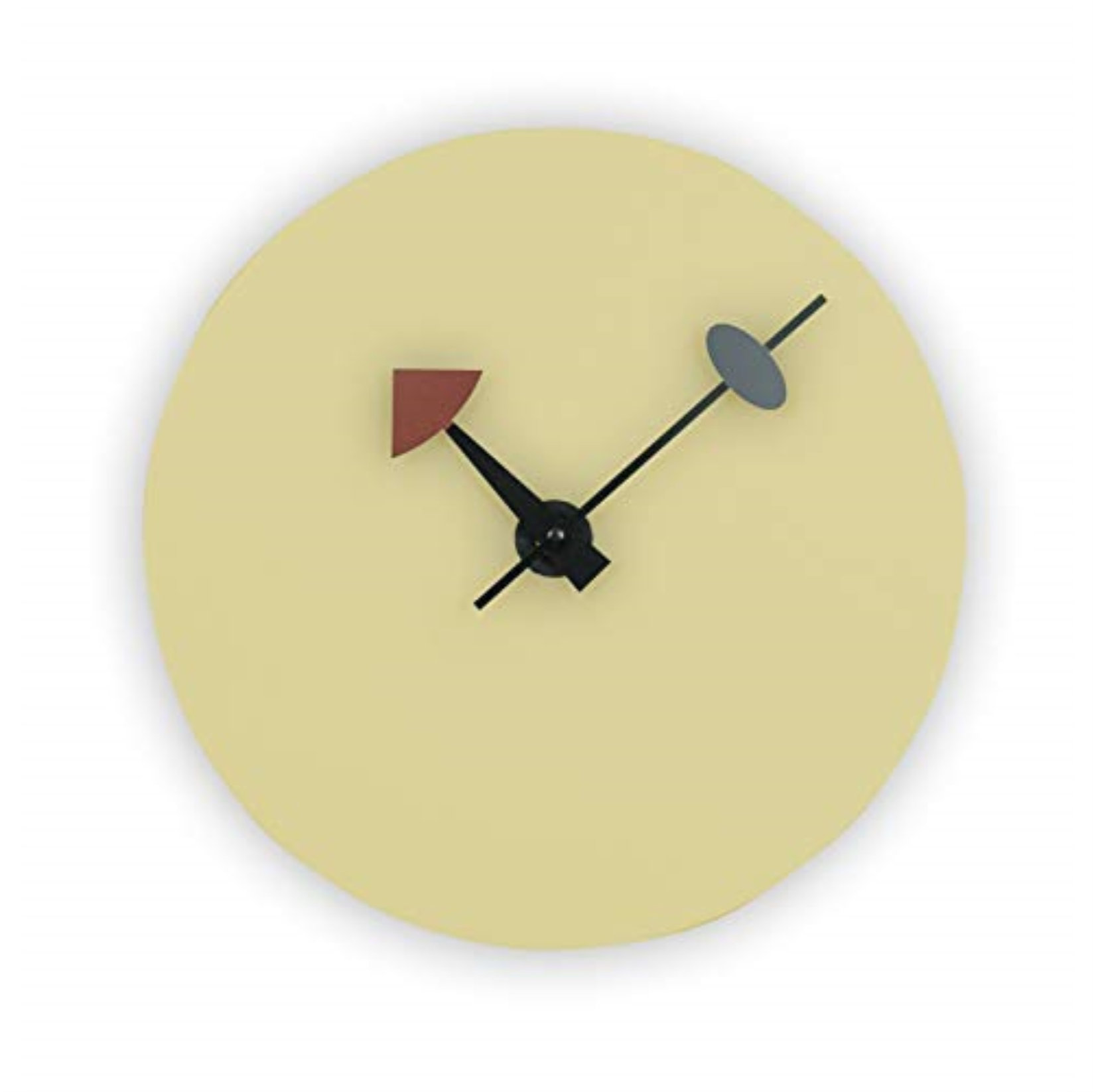 LeisureMod Manchester Modern Classy Design Round Silent Non-Ticking ...