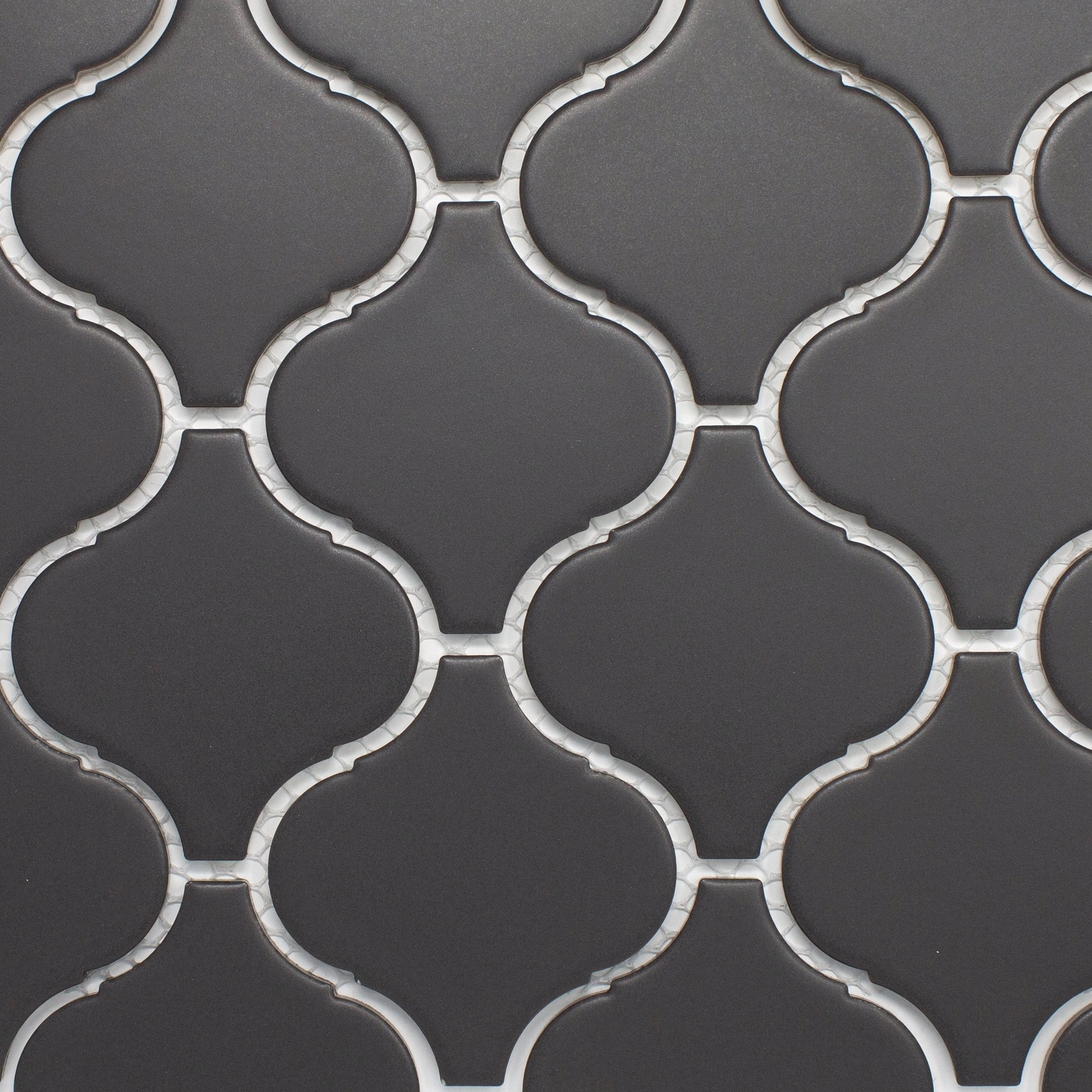 11"x9.5" Kenzie Porcelain Mosaic Tile Sheet, Chocolate - Mediterranean ...