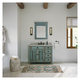 Abbeville Bathroom Vanity, 42" - Beach Style - Bathroom Vanities And ...