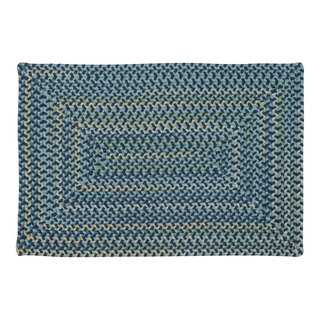 Colonial Mills Rug Pinto Blue Rectangle, 14x18 - Beach Style - Area ...