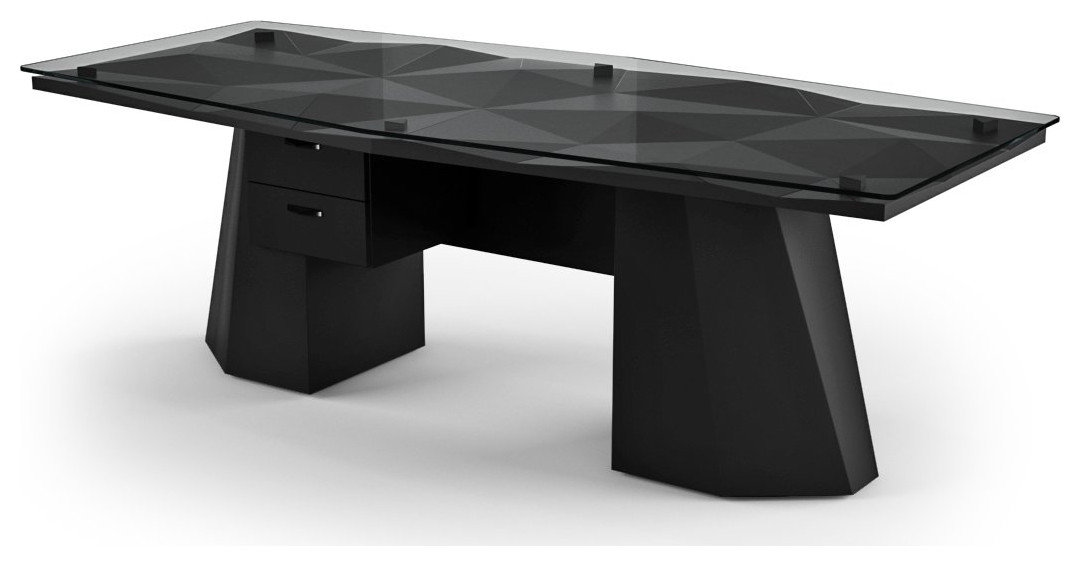 Diamond Deluxe Office Desk - Transitional - Desks And Hutches - by ...