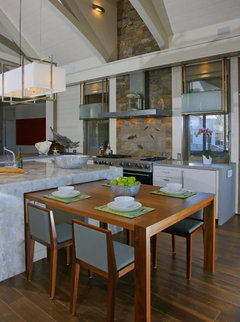 narrow kitchen needs counter space
