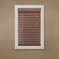 Faux wooden blinds