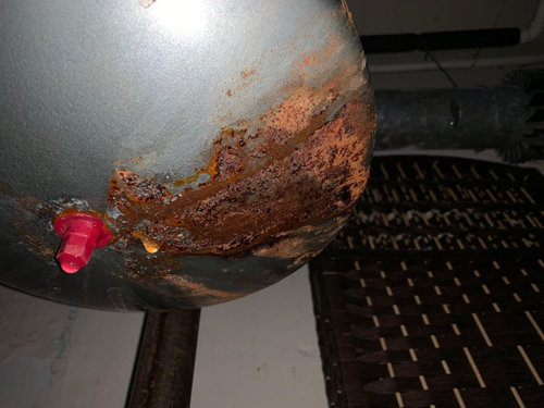 Expansion tank leak