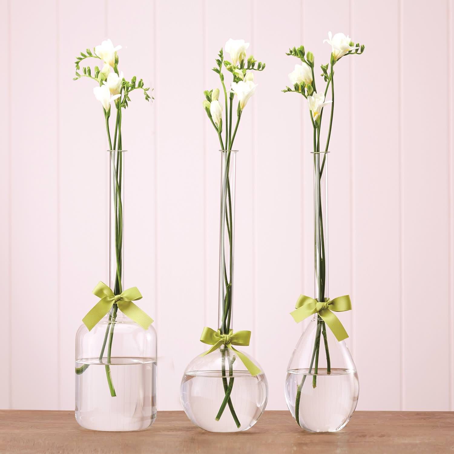 Two's Company Sleek And Chic Vase Trio with Knotted Rope Tie ...