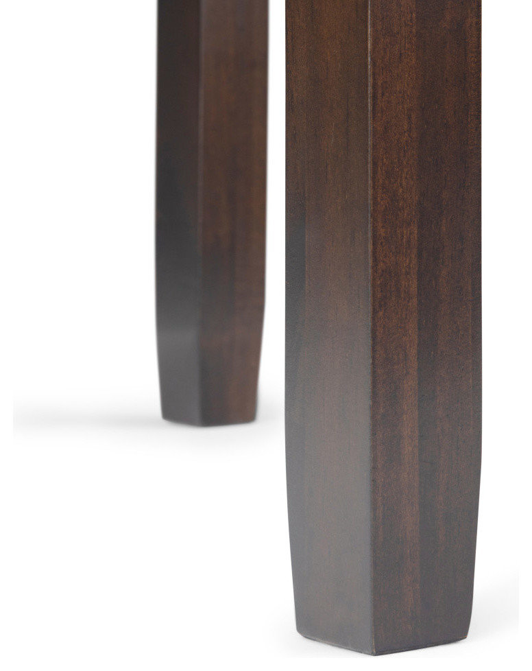 Cosmopolitan Solid Wood Narrow Side Table - Contemporary - Side Tables ...