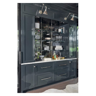 O'Brien Harris Hinsdale Renovation - Contemporary - Home Bar - Chicago ...