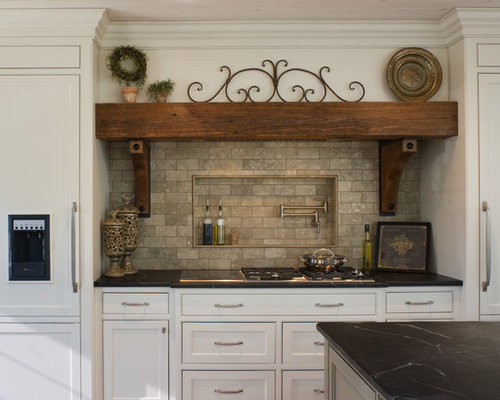Range Hood With Mantle Ideas, Pictures, Remodel and Decor