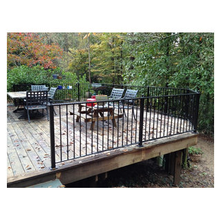 Exterior Wrought Iron Handrail / Railing - Classique - Atlanta - par ...