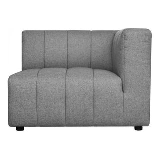 Lyric Arm Chair Right Grey - Contemporary - Living Room Chairs - by ...