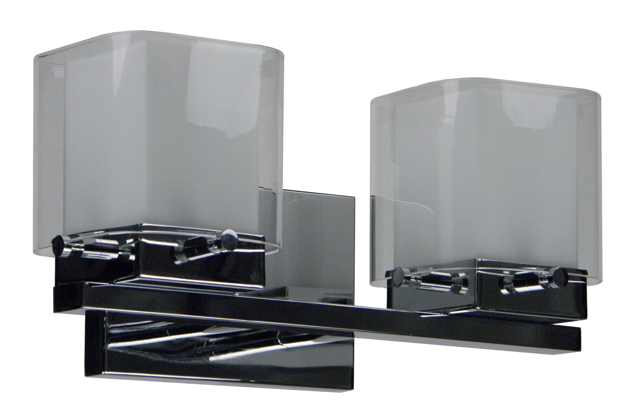 VL525-2CH Louis 9"x14"x7", 2 A19 60Watt - Transitional - Bathroom ...