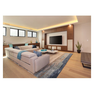 Multi Purpose Fun Room - Modern - Home Theater - Los Angeles - by ...