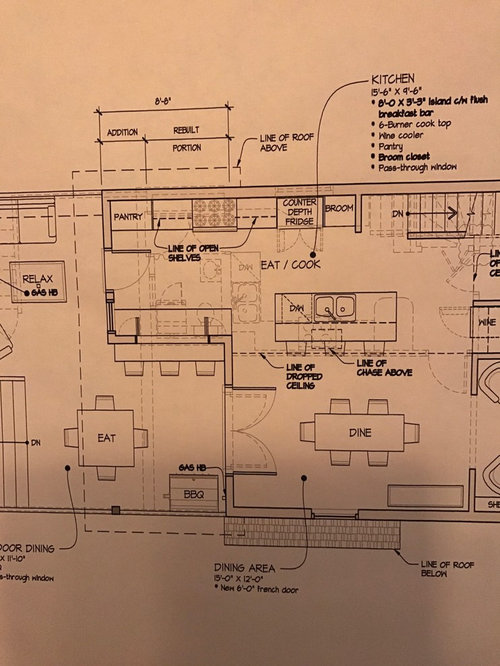 kitchen layout - where to wash up??
