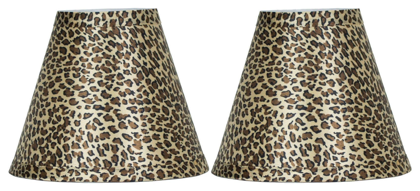 Animal Hardback Chandelier Lamp Shade, 3"x6"x5", Clip-on, Set of 2 ...