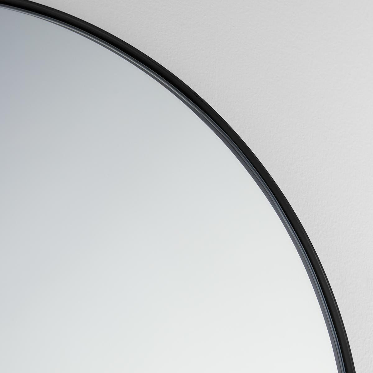 Capsule Wall Mirror, Matte Black - Transitional - Wall Mirrors - by ...