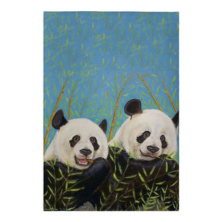Panda Guest Towel - Two Sets of Two (4 Total), 20 inches x 20 inches ...
