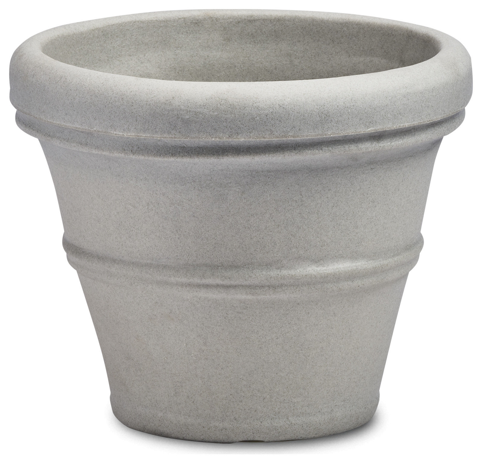 Crescent Garden Brunello Classic Rolled-Rim Planter 16 (Weathered ...
