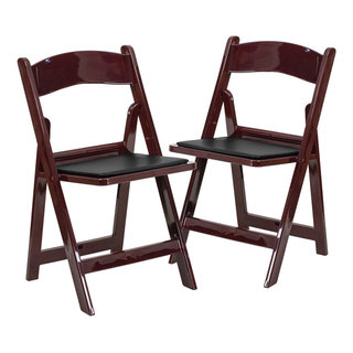 Folding Chair Black Resin - Modern - Folding Chairs And Stools - by ...