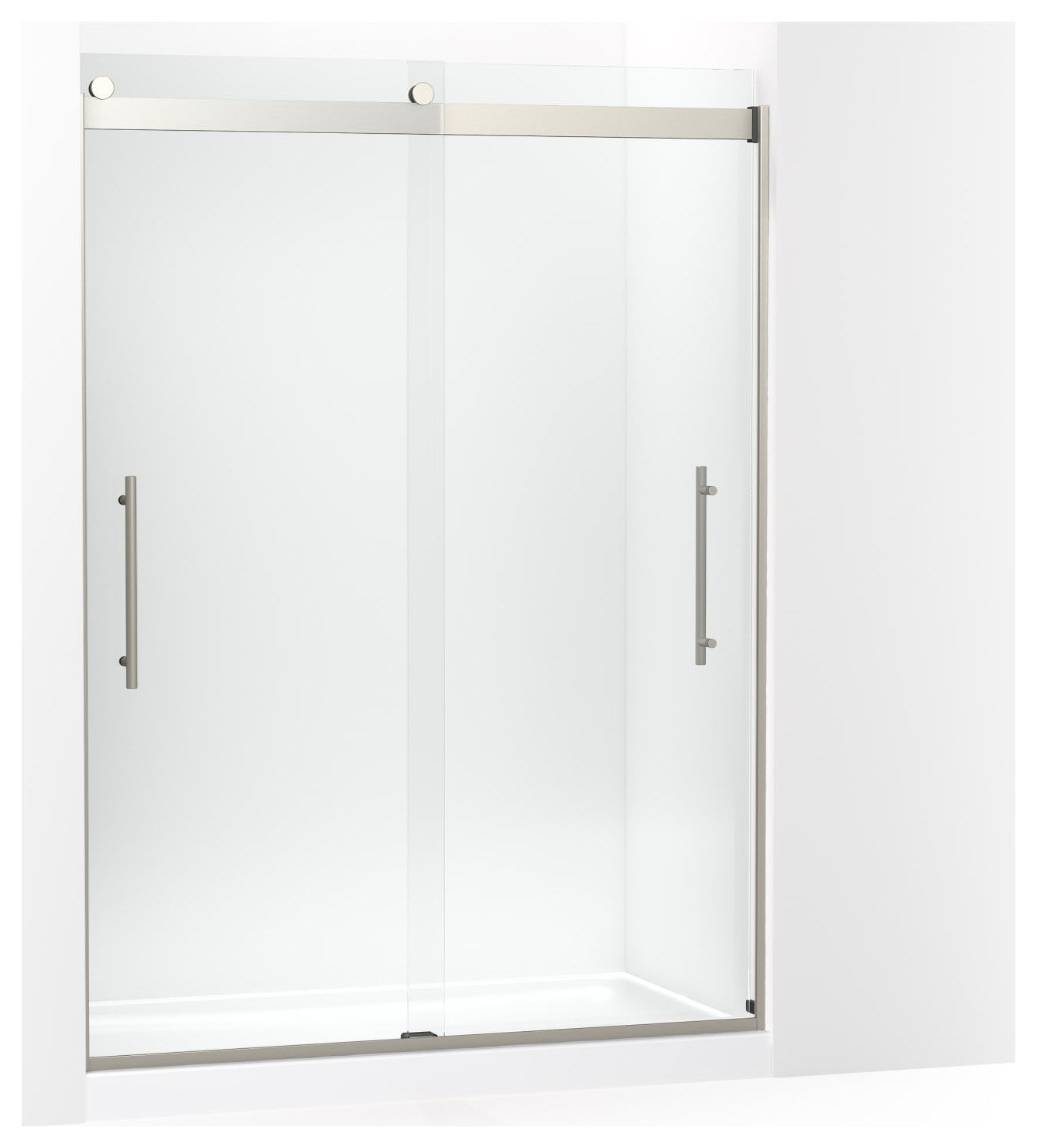 Kohler Levity Plus 81-5/8" High x 59-5/8" Sliding Frameless Shower Door ...