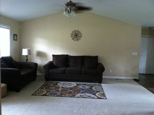 Strange living room layout, any advice?