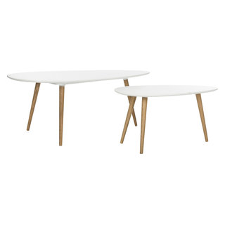 Safavieh Saffron Split Coffee Table, 2-Piece Set, #N/A - Midcentury - Coffee Table Sets - by ...