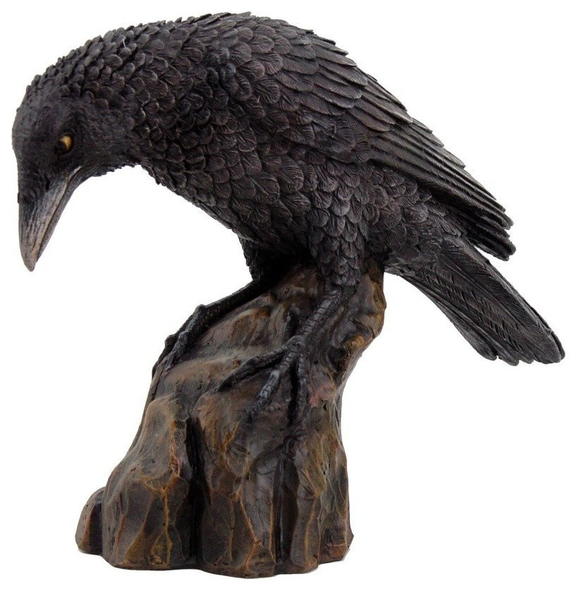 Raven Figurine, A - Traditional - Holiday Accents And Figurines - by ...