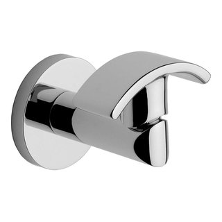 Ginger 210 Sine Single Robe Hook - Contemporary - Robe & Towel Hooks ...
