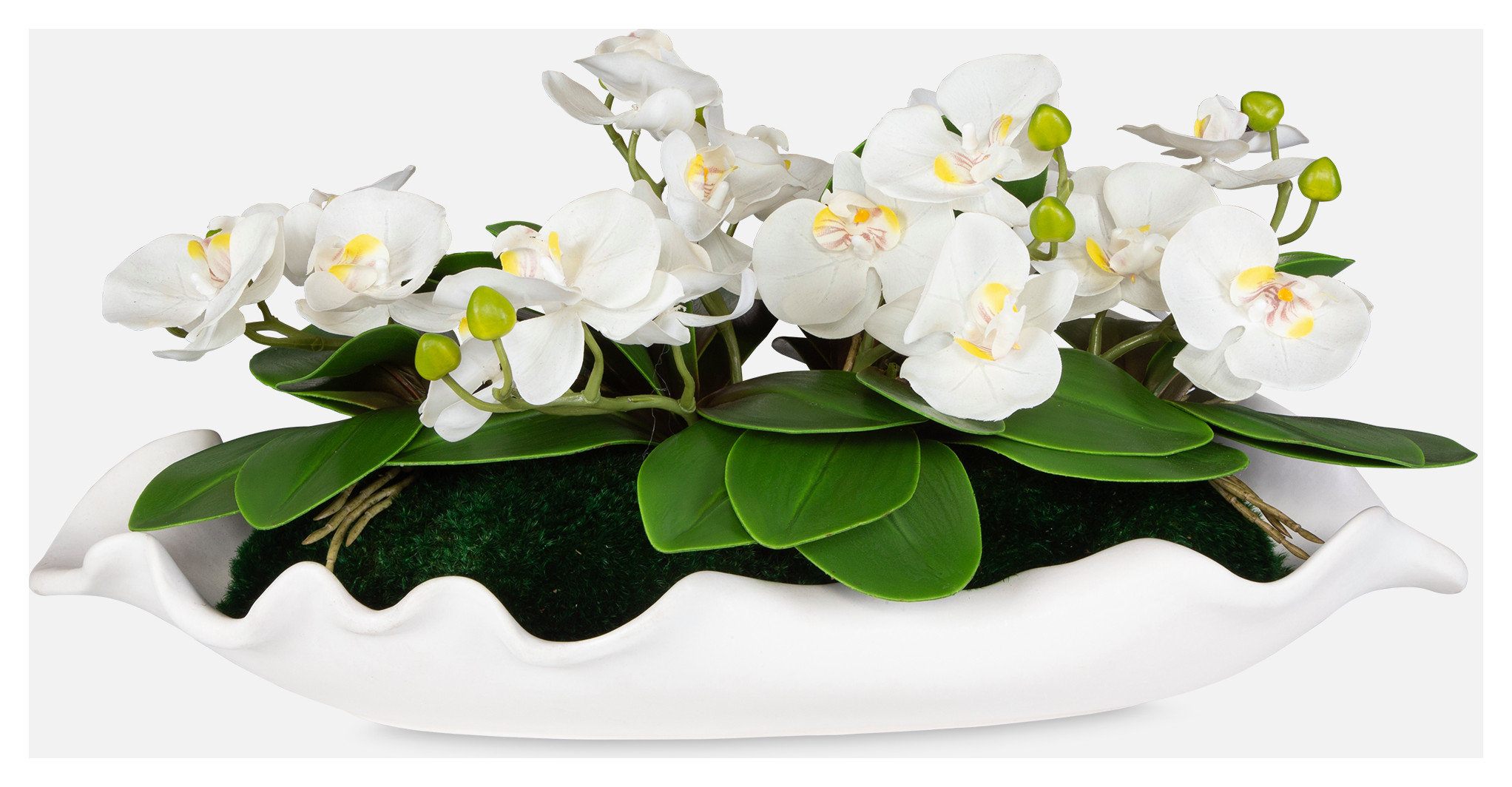 Uttermost Opulence Orchid Centerpiece With Bowl - Contemporary ...