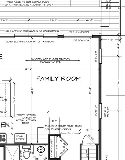 Window spacing for bedroom and living room