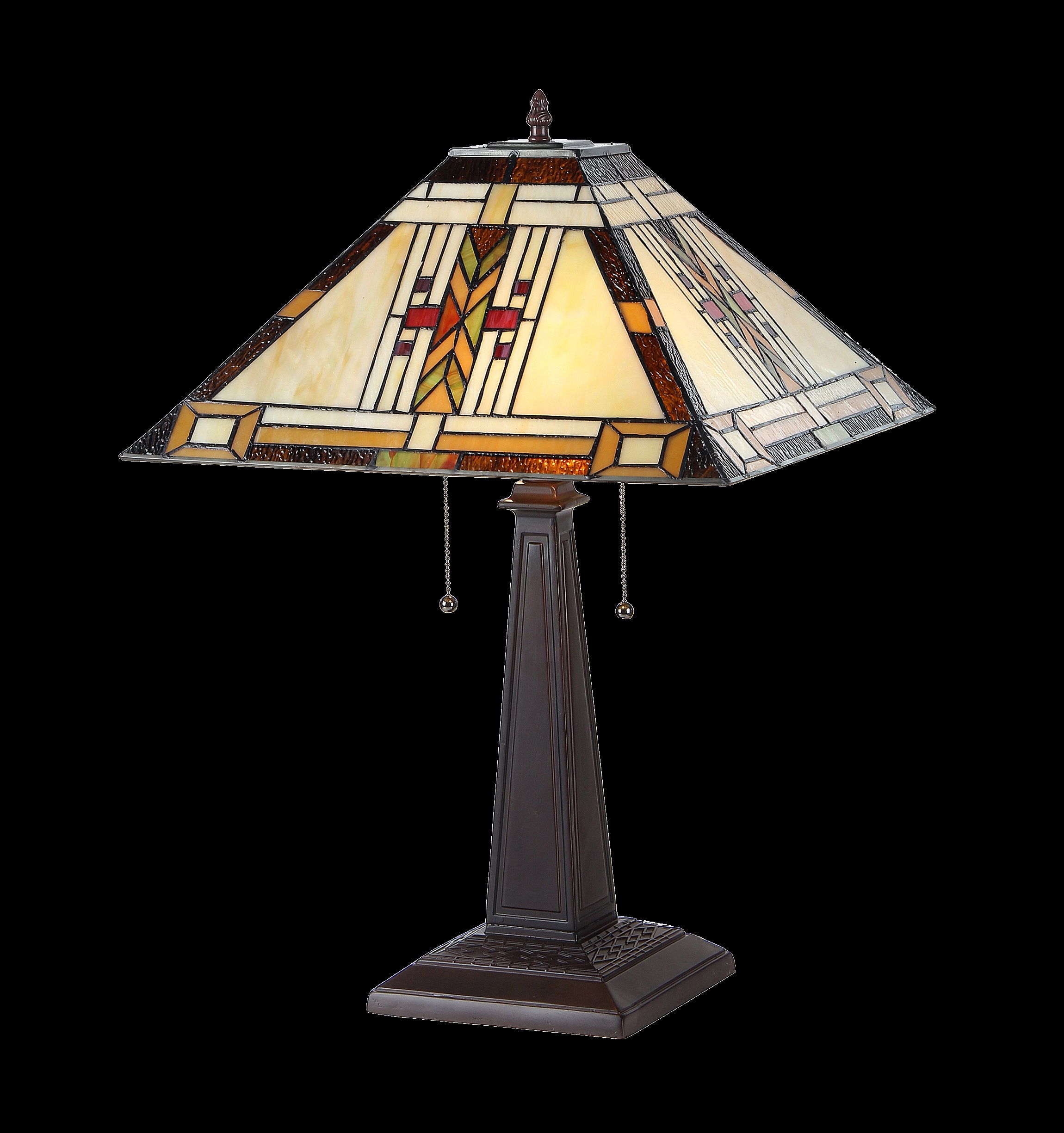Gode 2-Light Mission Table Lamp - Craftsman - Table Lamps - by CHLOE ...